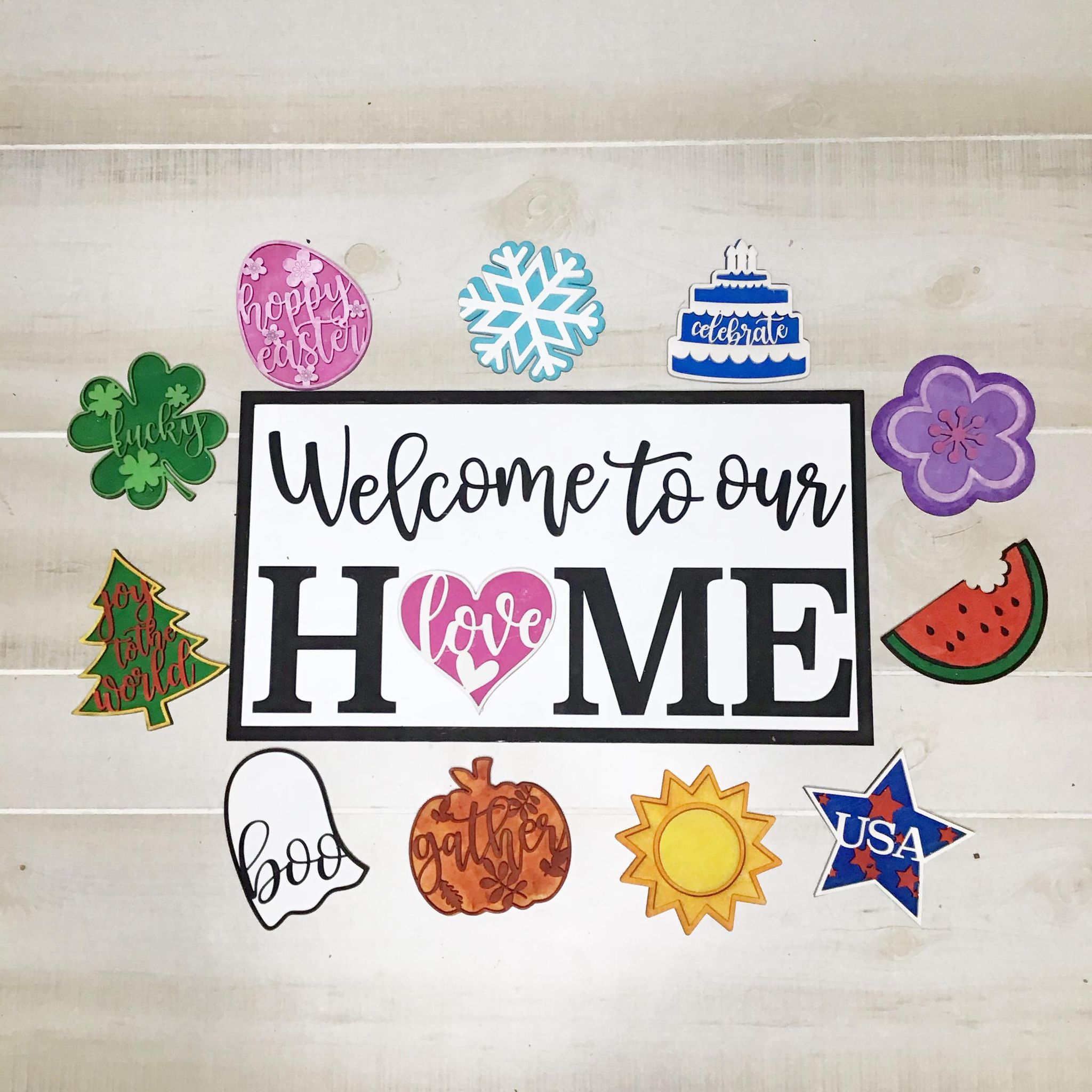 DIY Home Interchangeable Sign | B2 Signs & Designs